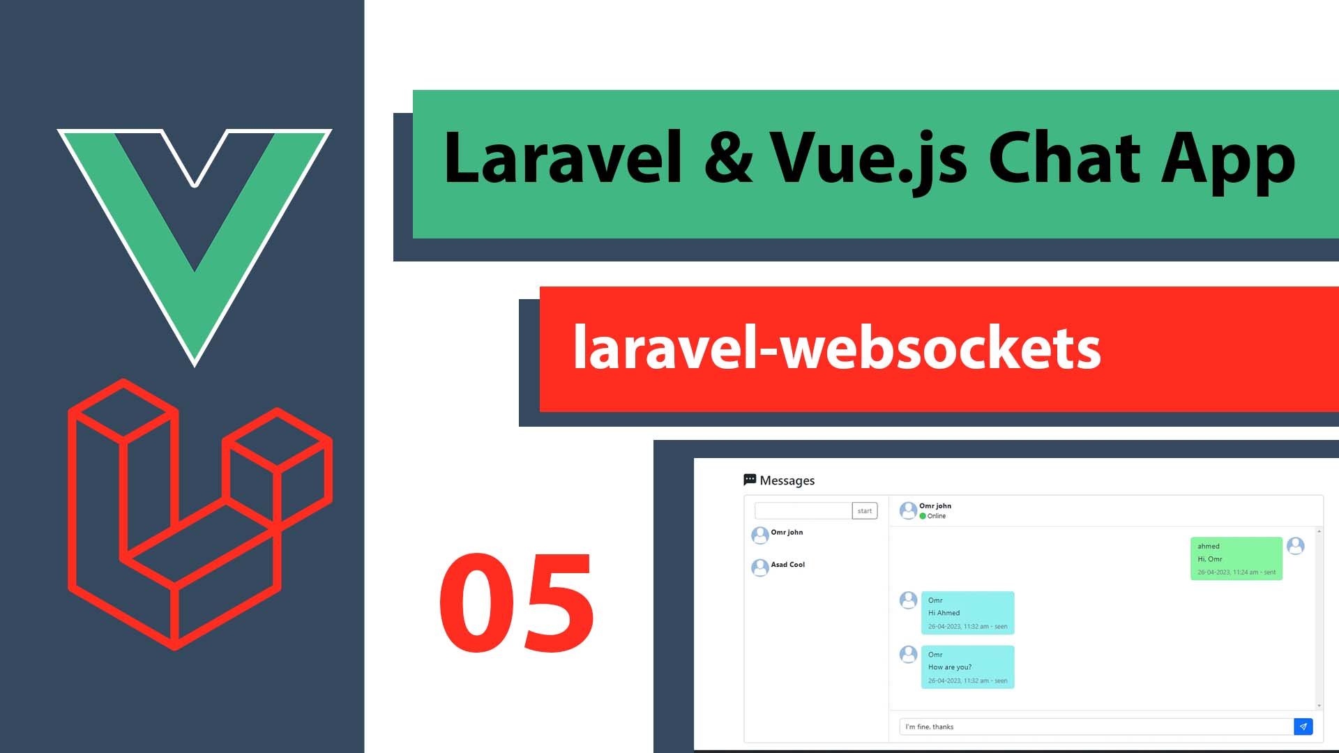 Vue 3 With Laravel Echo WebSockets Chat App 05 Vue 3 With Laravel Echo WebSockets Chat App 05