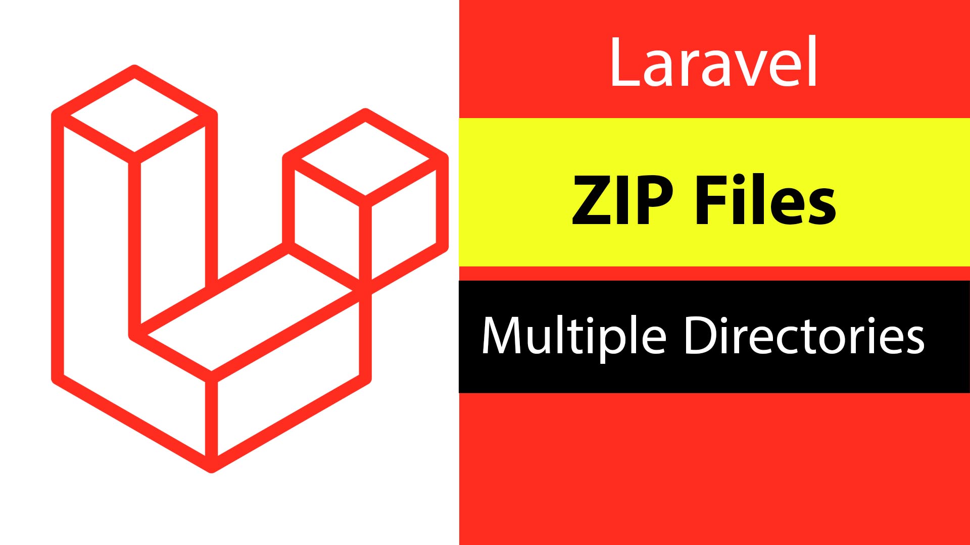 How To Make ZIP Files From Multiple Directories In Laravel